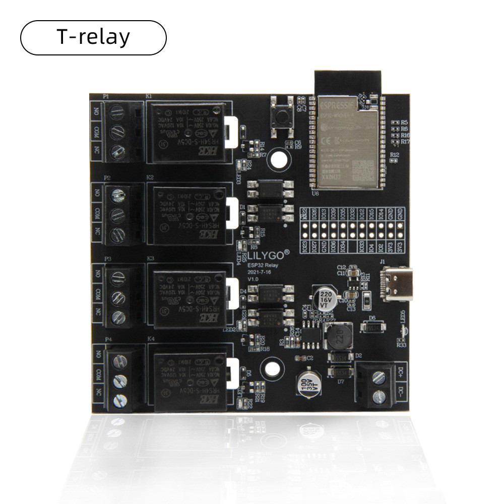 LILYGO® T-Relay ESP32 Four-Way DC5V Relay IoT Relay | Shopee Singapore