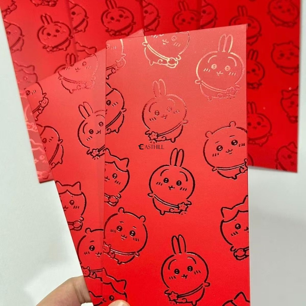 EASTHILL Anime Chiikawa Jiyikawa Red Envelope Spring Festival Red ...