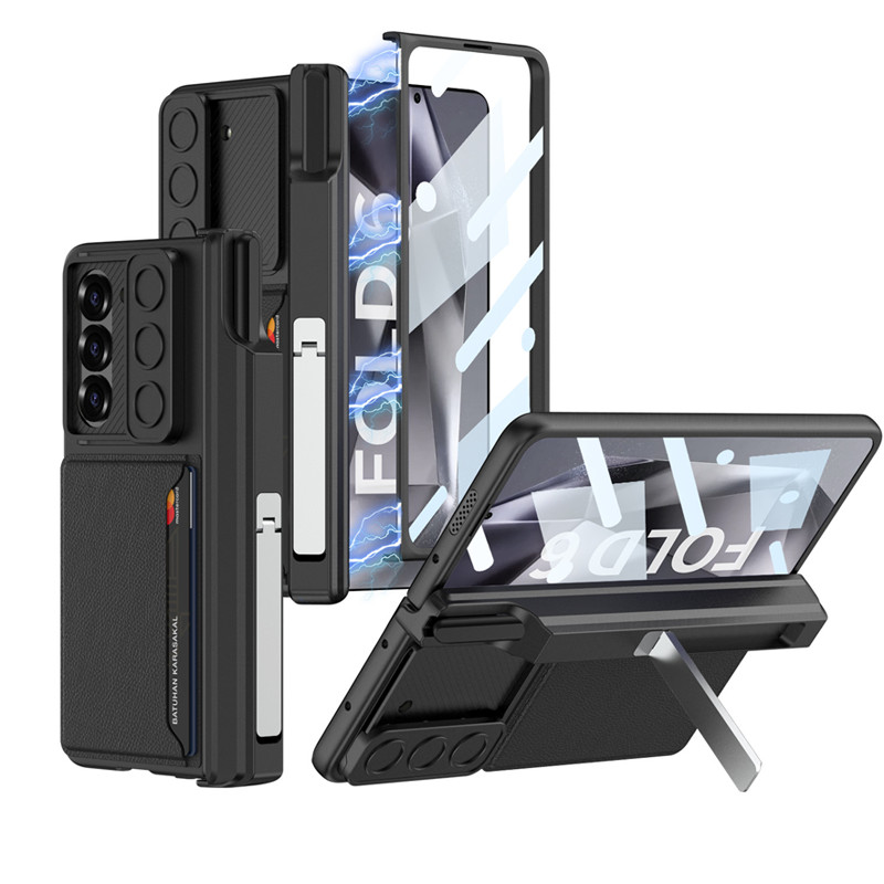 Ready New For Samsung Galaxy Z Fold 6 case with S Pen slot Fold5 cover ...