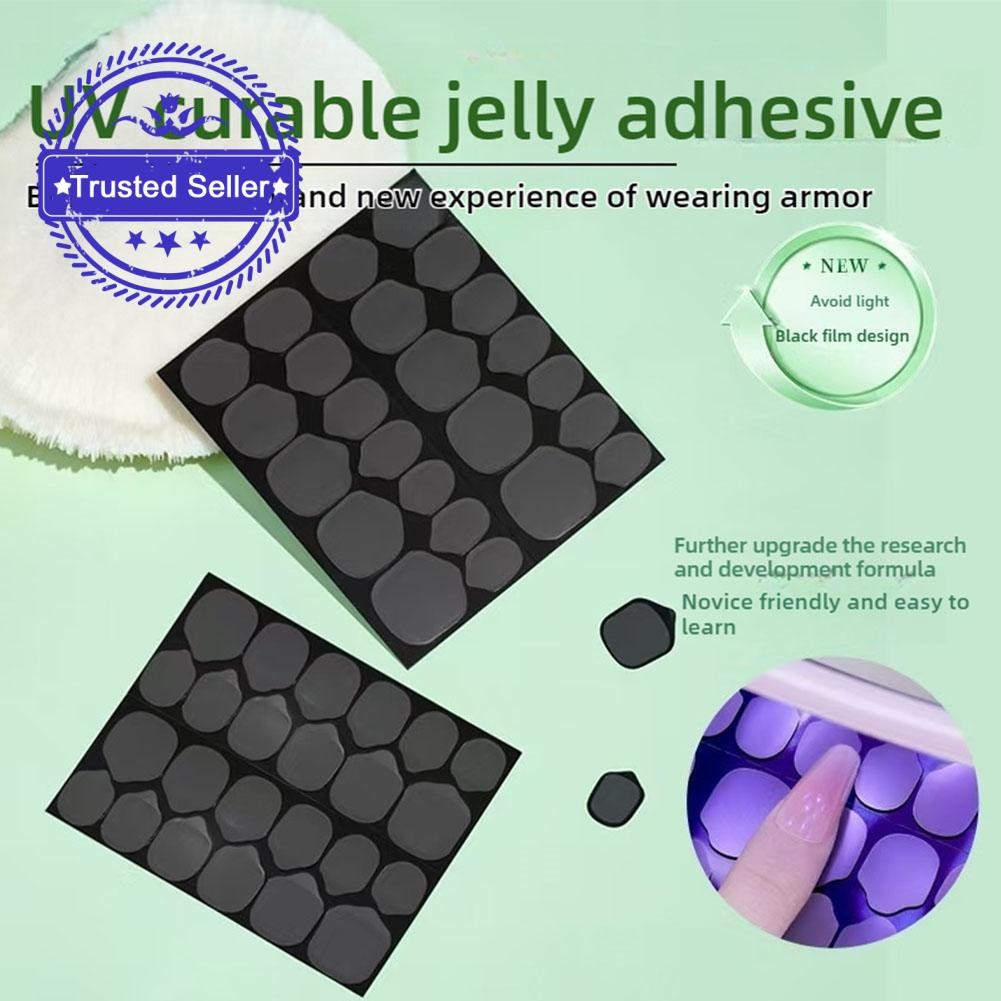 Uv Light Curing Jelly Adhesive Uv Sticker Gel For Sticking Fake Nails ...