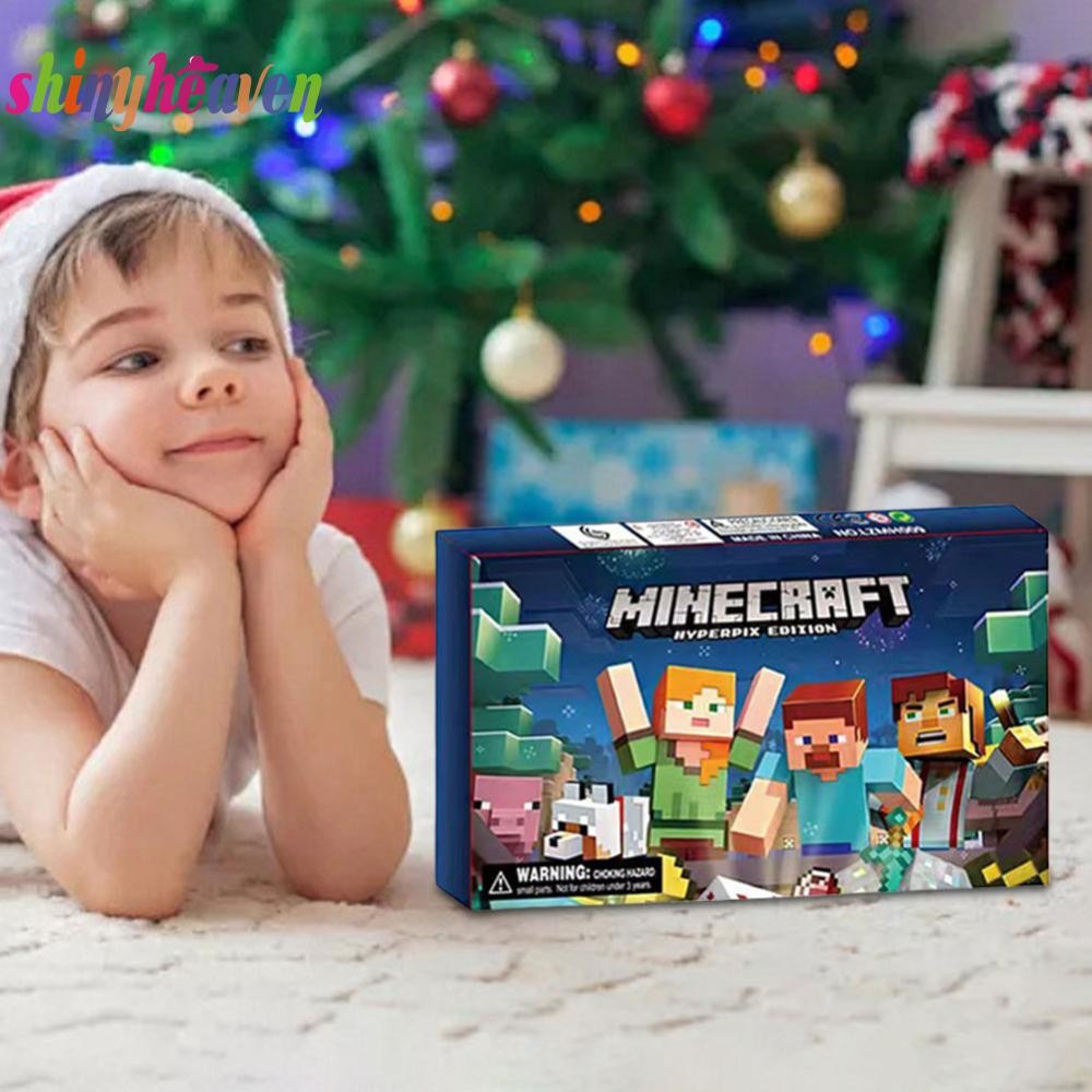Christmas Minecraft Figure 24 Days Countdown Advent Calendar 2024 ...