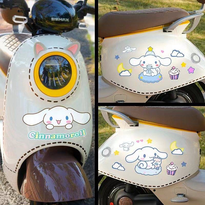 Cinnamoroll Babycinnamoroll Motorcycle Bumper Stickers Paper ...