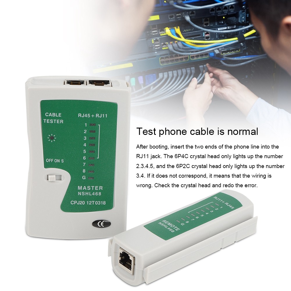 Cable Tester Stable Phone with Split Design for Accurate Testing ...