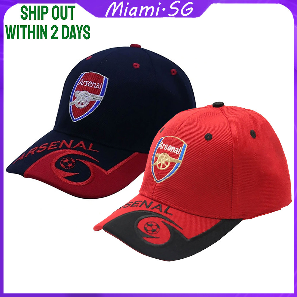 Arsenal Hats Football Club Team Logo Caps For Adult | Shopee Singapore