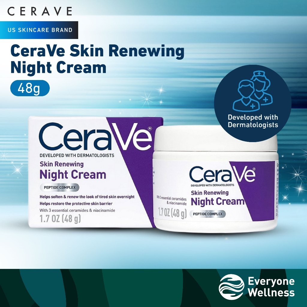 [Local] CeraVe Night Cream - Face, Skin Renewing Night Cream with ...