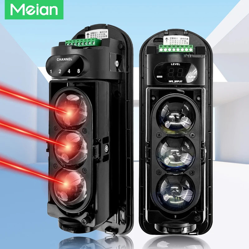 Meian Focus Wired Infrared Beam Detector, IP65 Waterproof Infrared ...