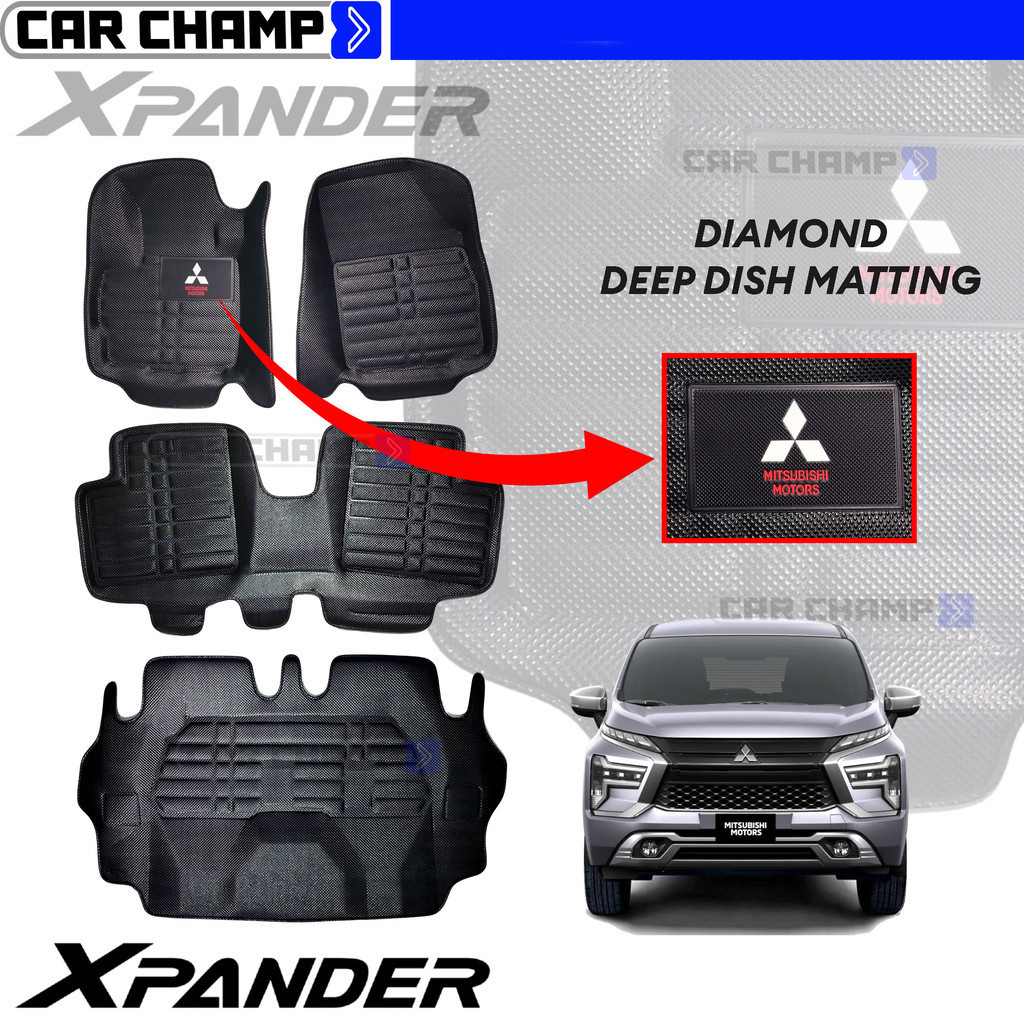 Mitsubishi Xpander / Xpander Cross 2018 to 2025 Diamond Deep Dish ...