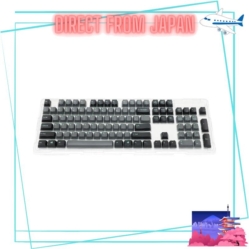 FILCO PBT 2-tone Molded ASAGI×Gray Keycap Set 108 keys Japanese layout ...
