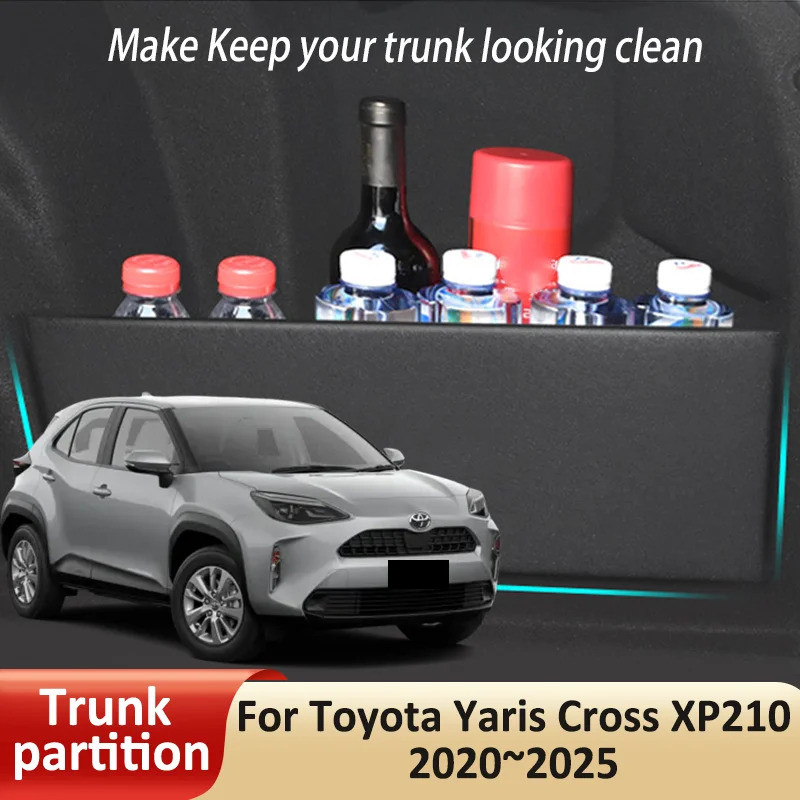 Car Organizer Trunk Side Partition For Toyota Yaris Cross XP210 2020 ...