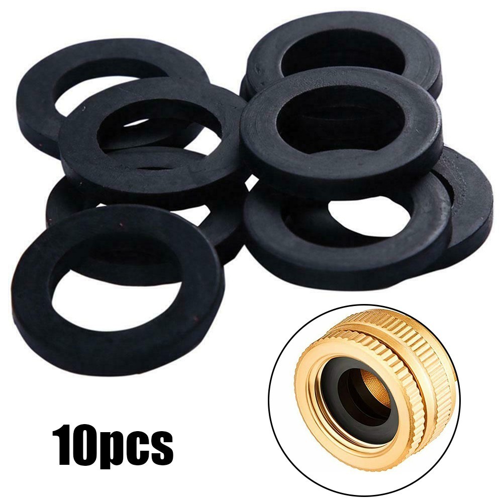 （Big promotion）Shower Hose Seal Rubber Washers - 1/2\" - Pipe Bathroom ...