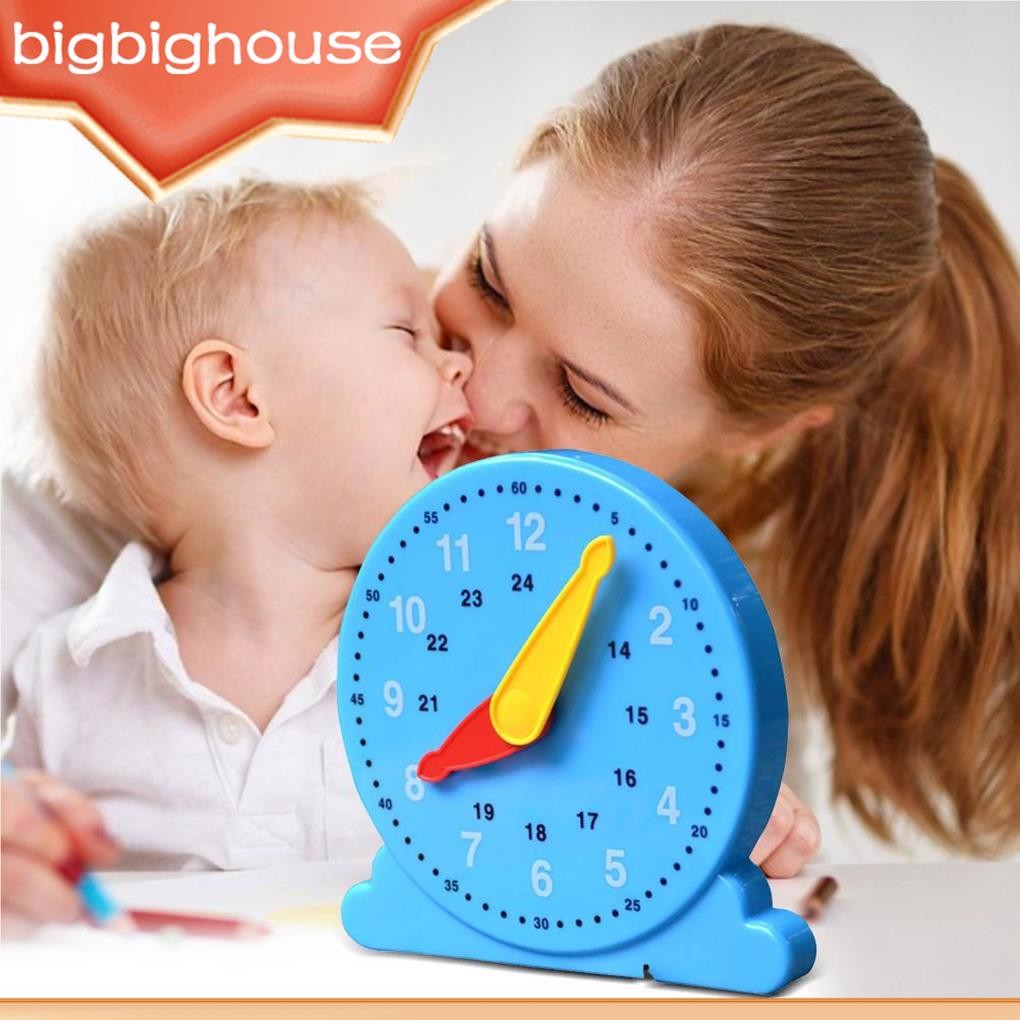 Clock Toy Kids Learning Clock Learning Watches Clock Model Adjustable ...