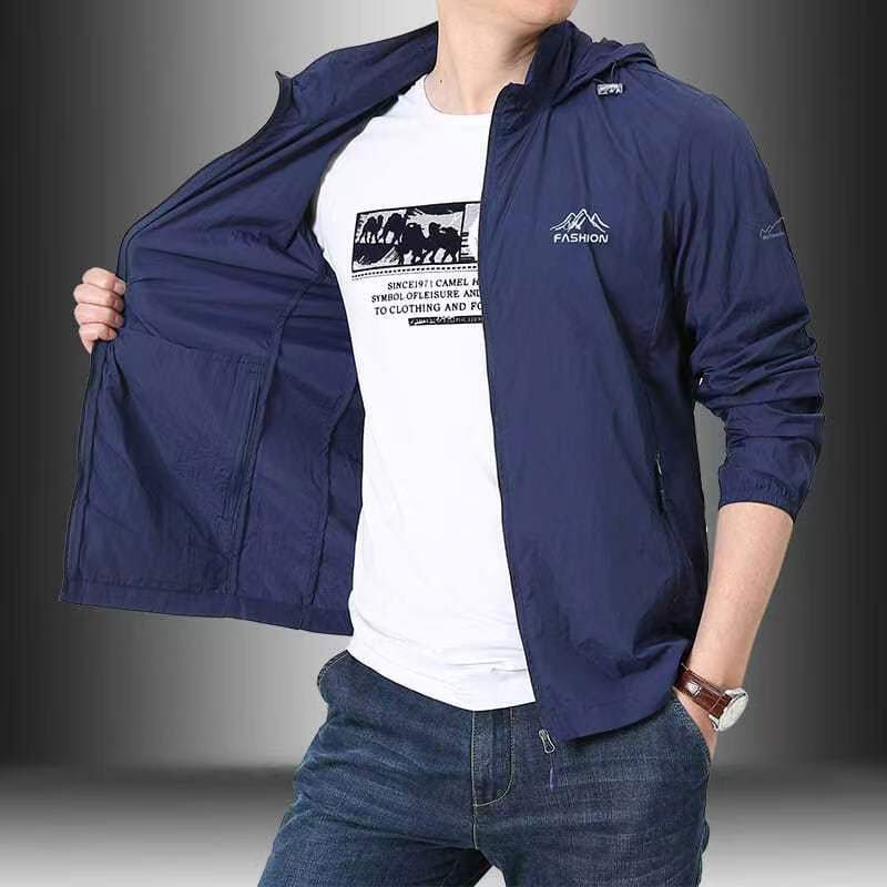 UltraThin Version Sunscreen Windbreaker Summer Unisex Casual Jacket ...