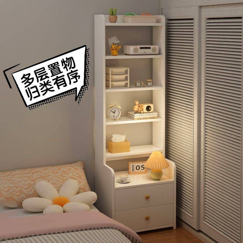Storage cabinet, chest of drawers, bedroom locker, narrow, vertical ...