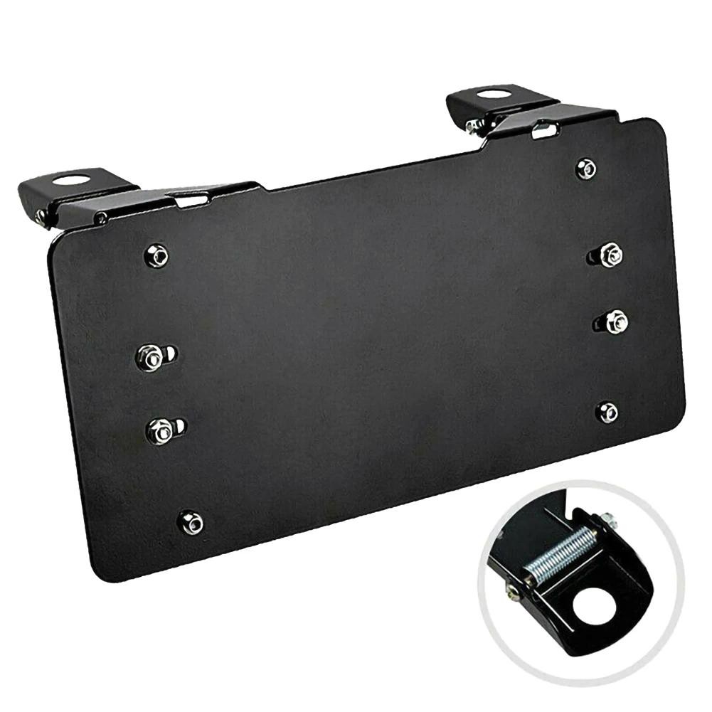 Vehicle Flip-Up Winch Roller Fairlead Holder Mount Bracket License ...