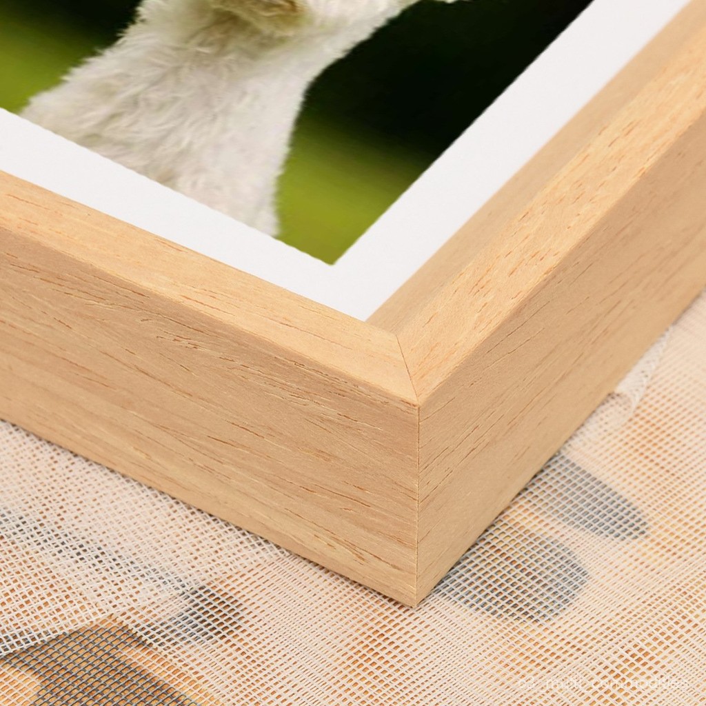 Simple ins Square Photo Frame Wooden Square4Inch Table Wall Mounted ...