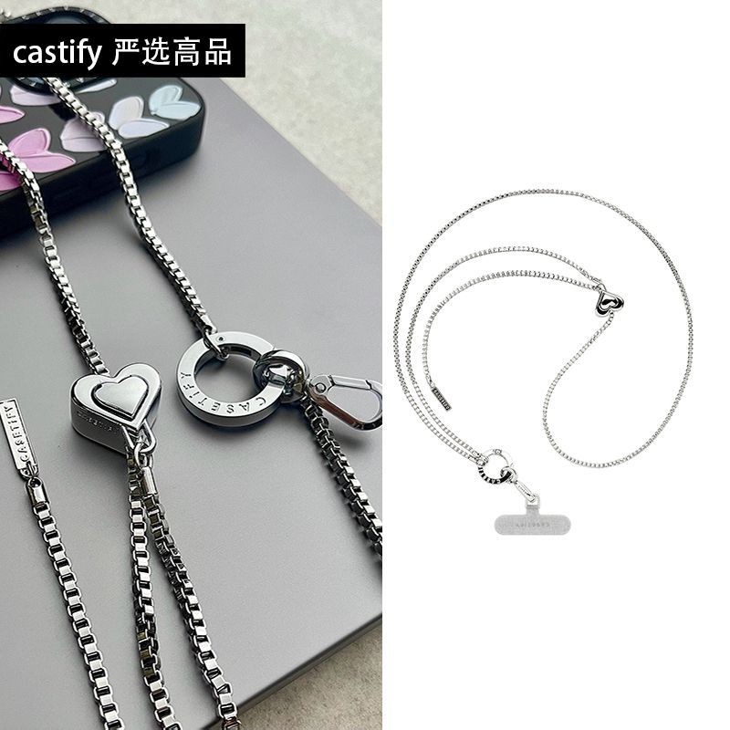 [PYDM] Casetify Mobile Phone Chain Metal Love Cross-body Chain Woven ...
