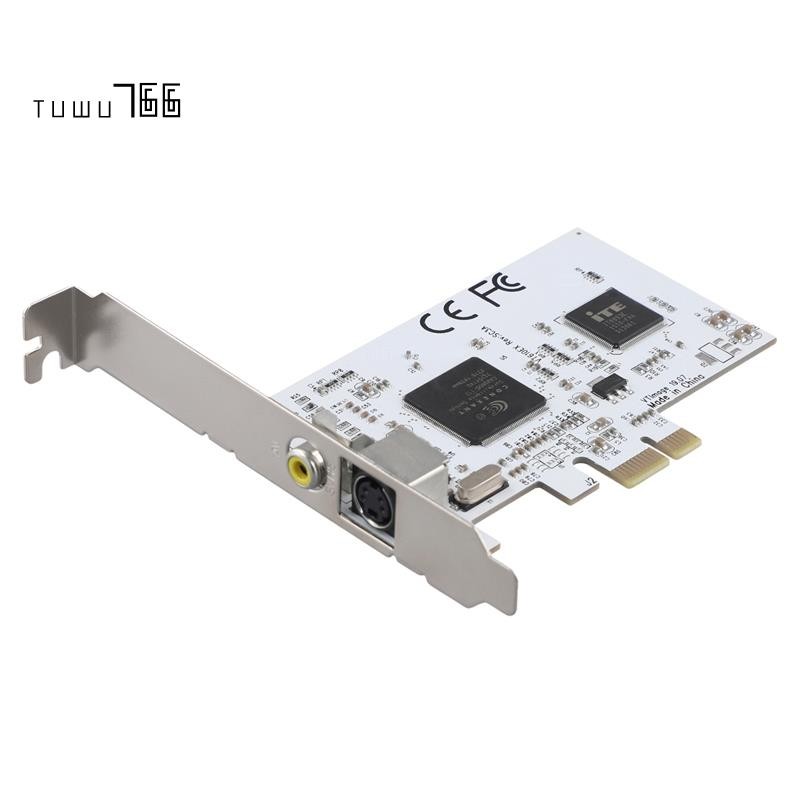 PCIE Expansion Card PCIE to AV Surveillance HD 640X480 Resolution Video ...