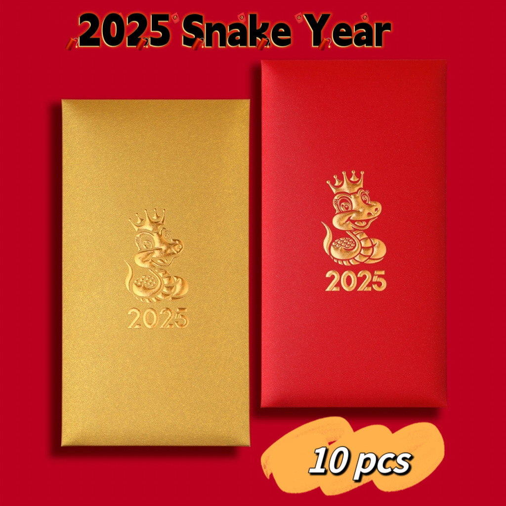 Snake Money Envelope Red Packet 2025 Cny Ang Bao Packet Angpau Ang Pow ...