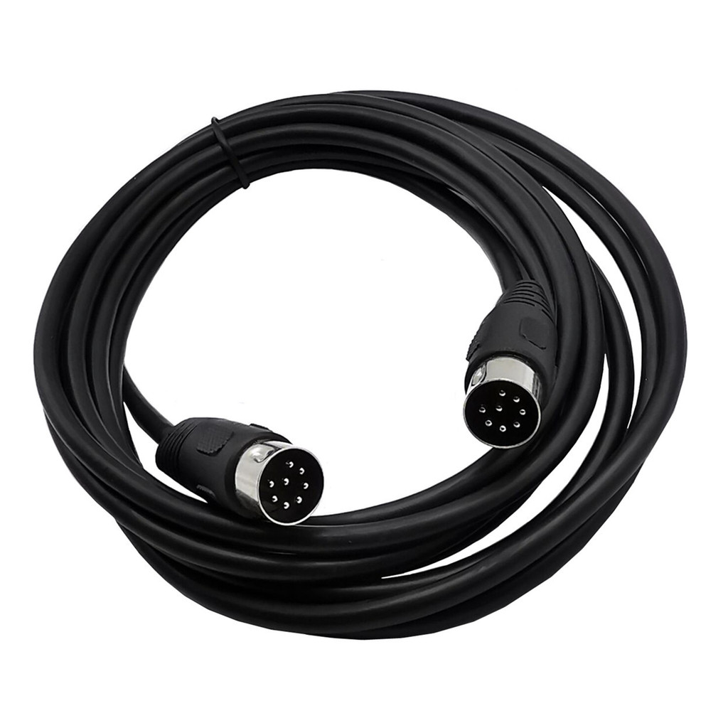 8 Pin Din Male to 8-Pin Male MIDI Extension Converter Adapter Cable ...