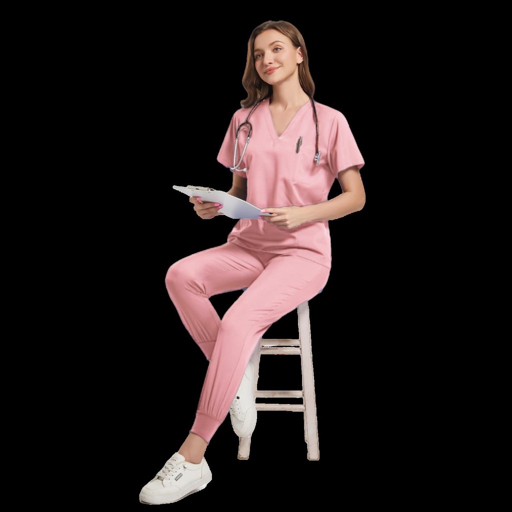 New Color Surgical Room Short-Sleeved Hand-washing Clothes Female Skin ...