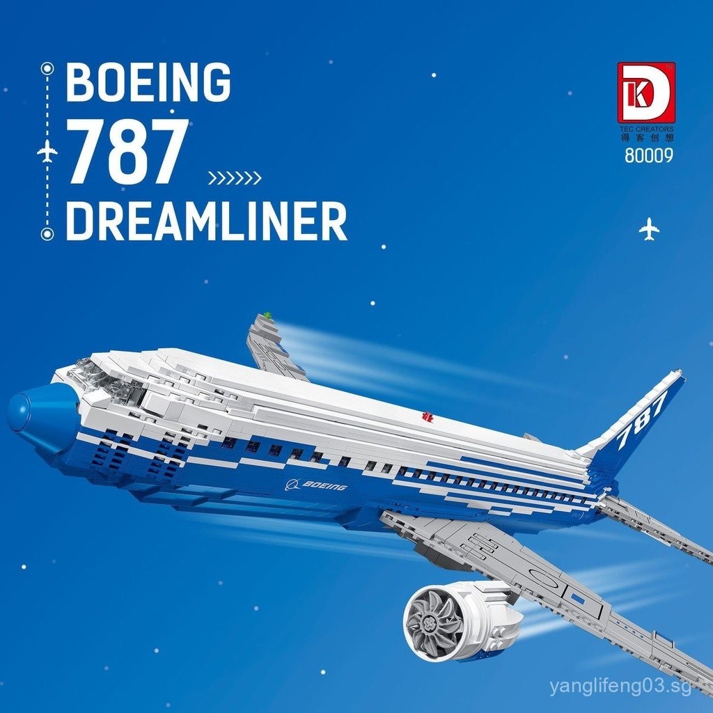 Compatible with LEGO-style Airplane Building Blocks737Boeing8to12New ...