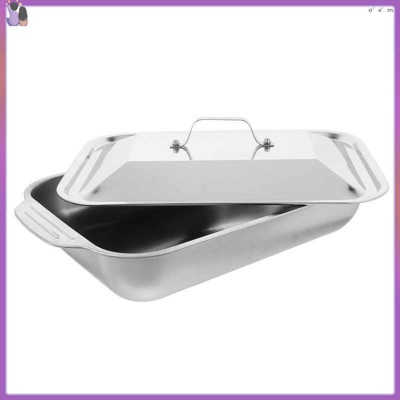 Grilled Fish Plate Stainless Steel Roasting Oven Trays Roaster Pan ...