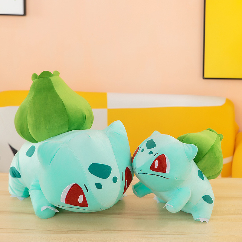 Pokemon Bulbasaur Plush Toy Cute Cartoon Squirtle Stuffed Pillow Gift ...
