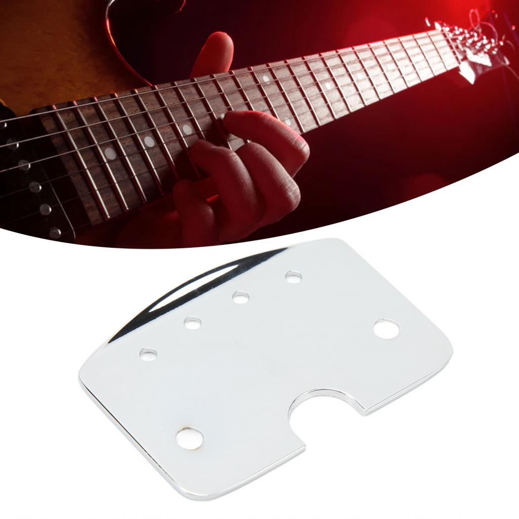 4 String Tailpiece Sturdy Stable Silver Metal Guitar for Replacement ...