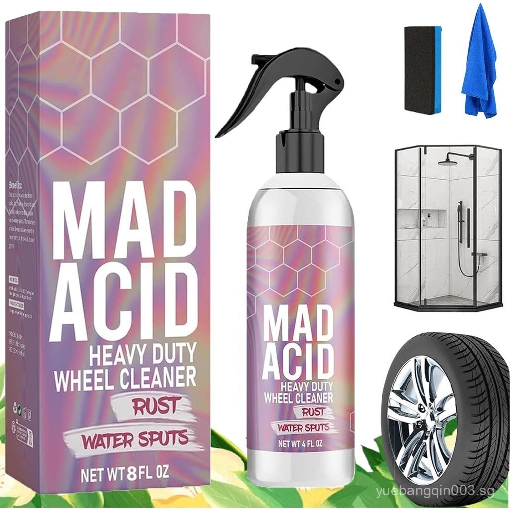 Mad Acid-Mad Acid Glass Cleaner, Mad Acid Heavy Duty Wheel Cleaner, Mad ...