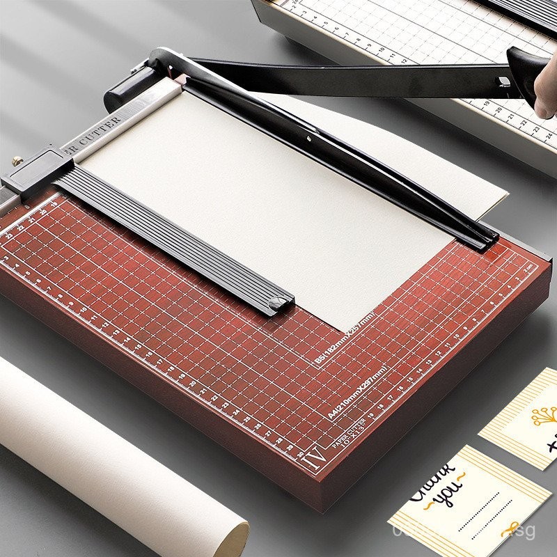 Cutter Paper Knife Steel Wooden Manual Photo Paper Cutter Mini Paper ...