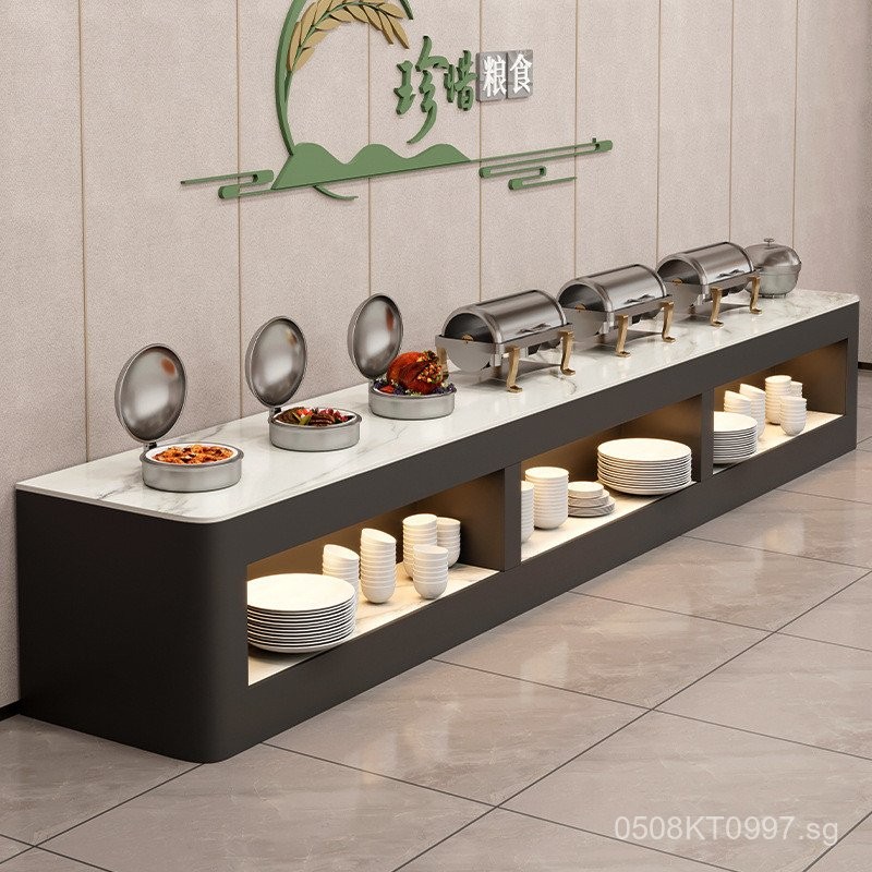 Buffet Fruit Restaurant Dining Hall Seasoning Platform Display Table ...