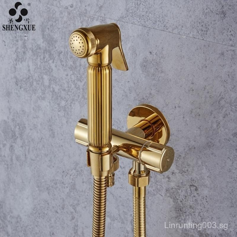 SG Gold One-Switch Two-Way Tee Angle Valve with Shower Pedestal 4Full ...