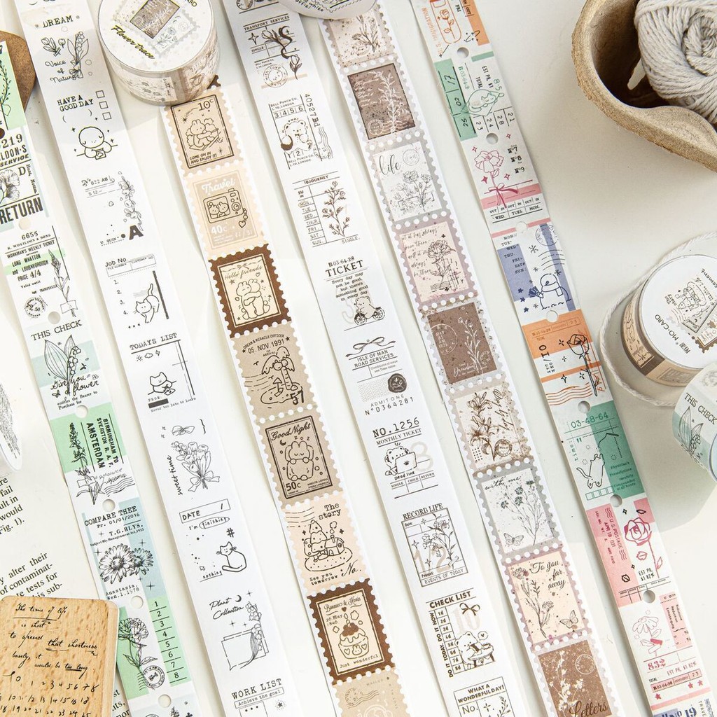 Mocard Japanese Paper Stamp Tape Packing Stamp Store Series Stamp Theme ...