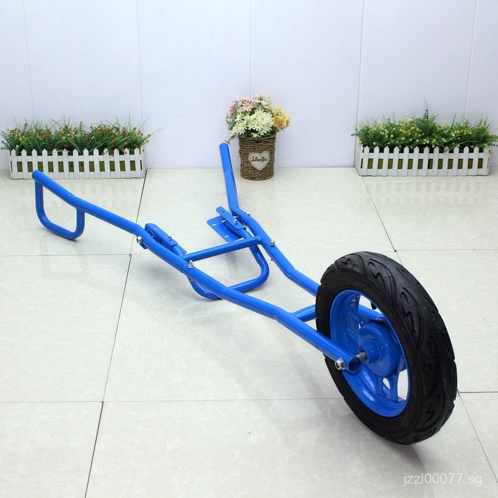 Hand-Pushed Single-Wheeled Ground Drill Frame Double-Wheeled ...