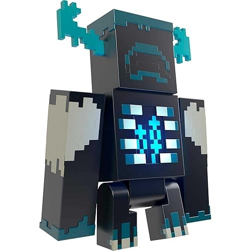 MATTEL MINECRAFT Warden Figure Light & Sound Ages 6 Gift HHK89 | Shopee ...