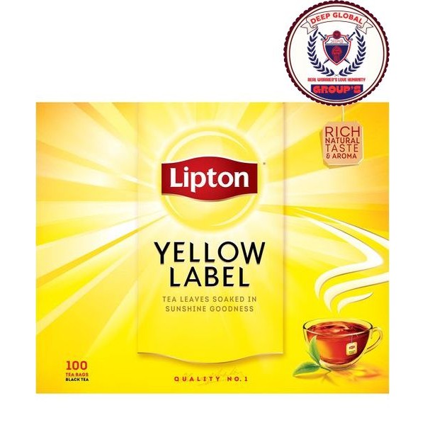 Lipton Yellow Label Tea 100 Bags 200g | Shopee Singapore