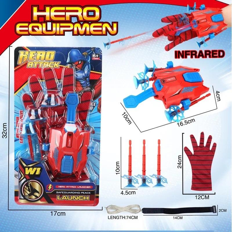 Anime Hero Spider-Man Glove Ejection Launcher Disney Spider Silk ...