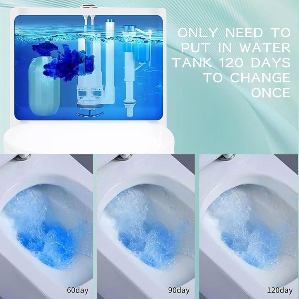 Krazy Klean Pro Toilet Bowl Cleaner Tablets – Long-Lasting Toilet Tank ...