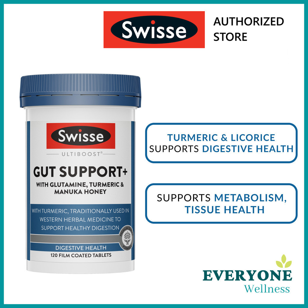 [Local Delivery] Swisse Ultiboost Gut Support+, 120 Tablets |Vitamin C ...