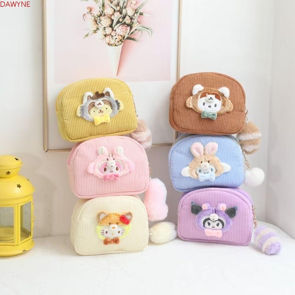 DWAYNE Plush Student Stationery Bag, Pochacco Bushy Tail My Melody ...