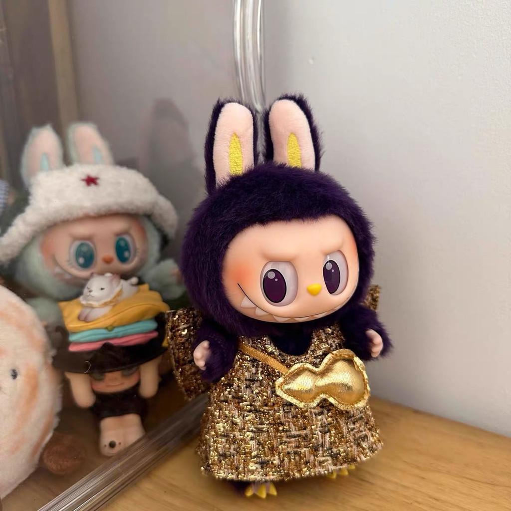 Popular Pop Mart LABUBU Labo Vinyl Keychain Milan Plush Doll Blind Box ...