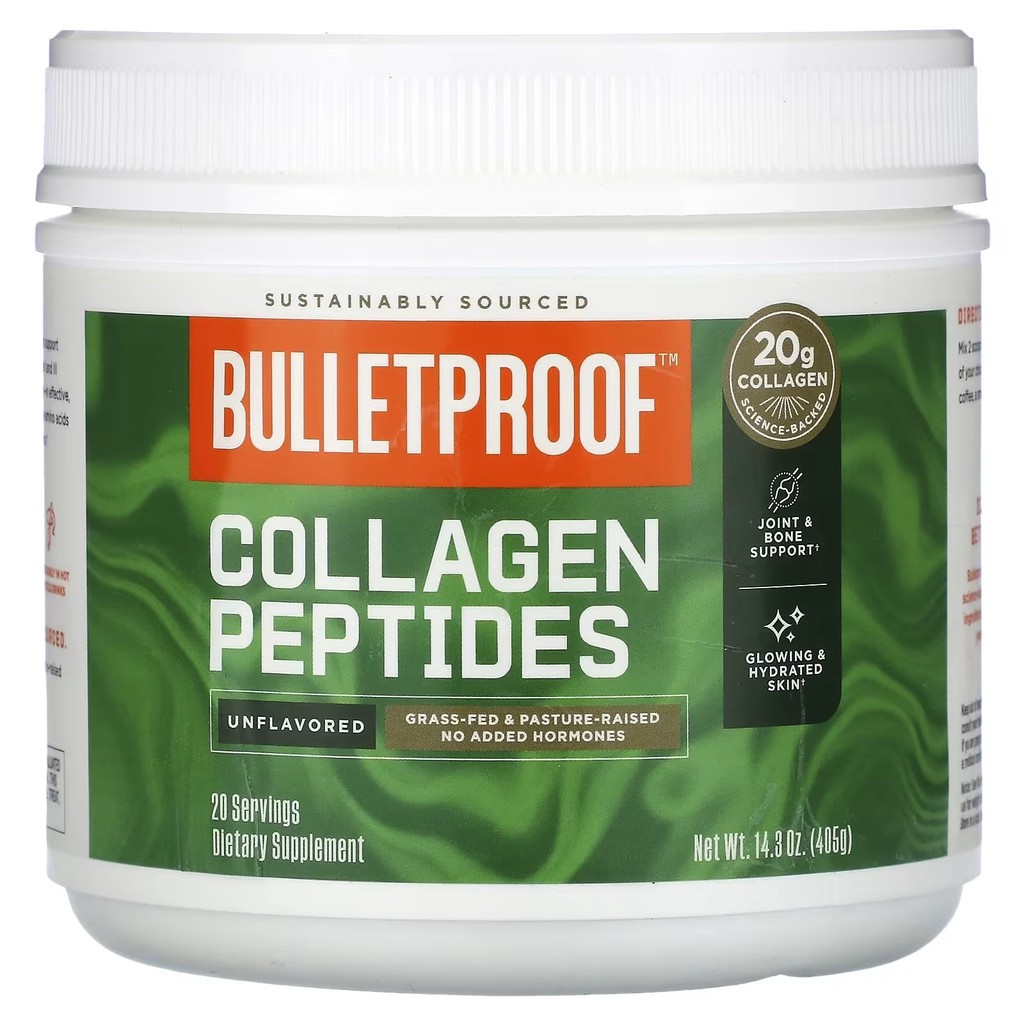 BulletProof, Collagen Peptides, Unflavored, 14.3 oz (405 g) | Shopee ...
