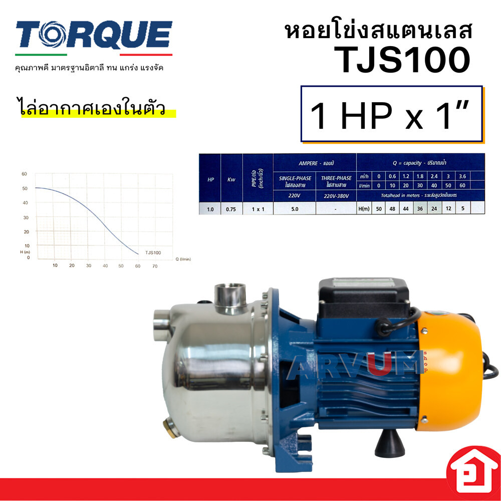 TORQUE Centrifugal Clean Water Extractor Self priming stainless steel ...