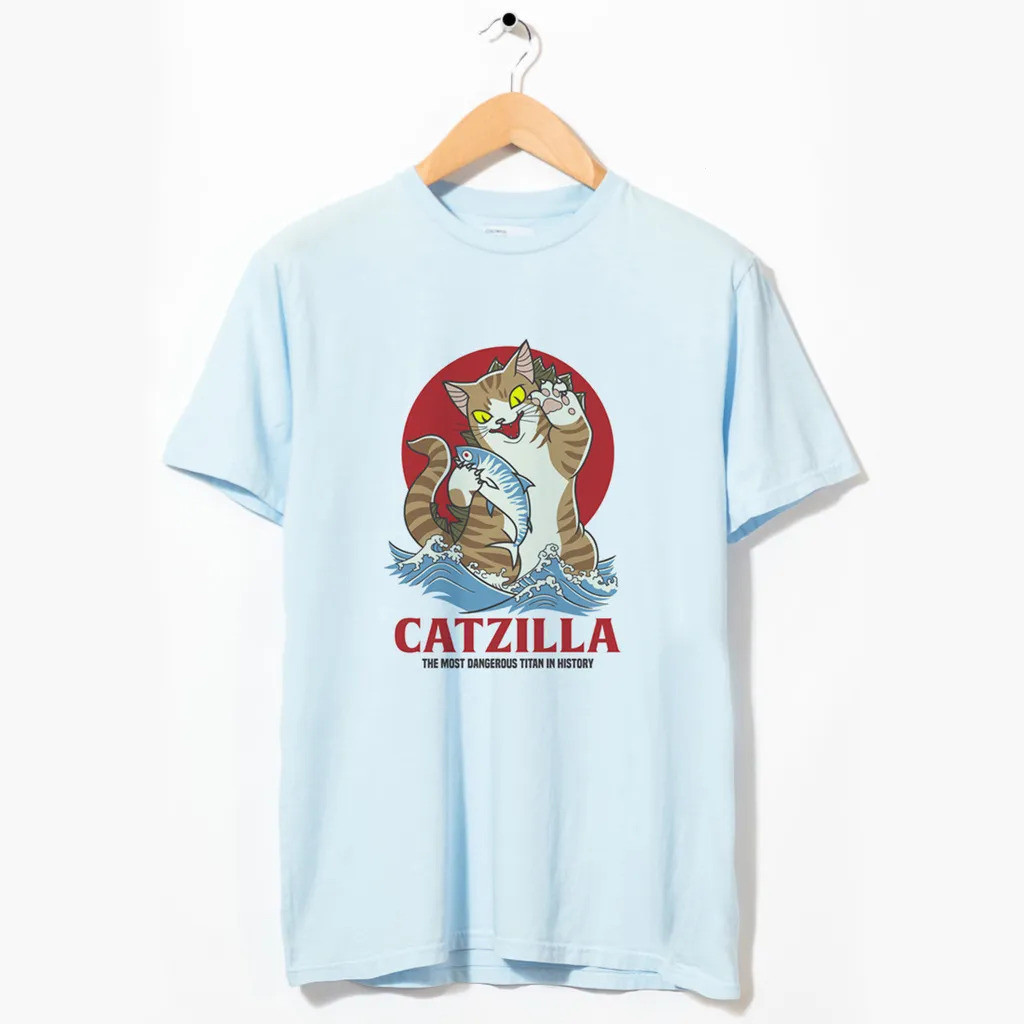 Meowzilla Unisex Short T 6 Colors Cat Godzilla Godzilla Monster Costume ...