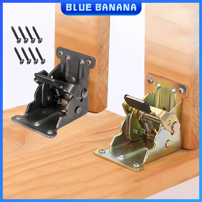 90 Degree Folding Hinge Self-Lock Foldable Table Feet Hinge Folding ...