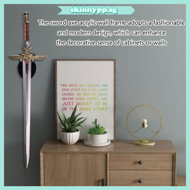 skin Vertical Swords Axes Display Holder Wall Mount Acrylic Rack for ...