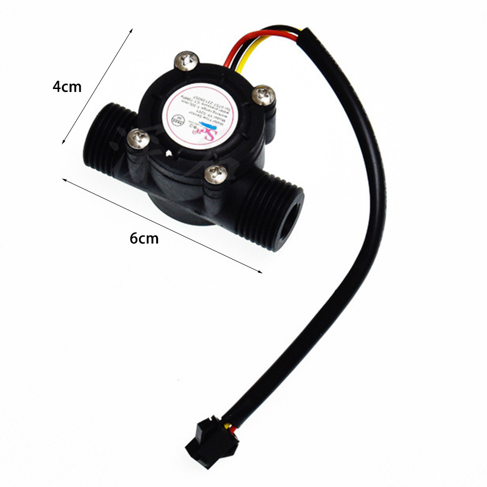 YF-S201 Water Flow Sensor 1.75MPa DC 5-18V 1/2 Inch Hall Effect Flow ...