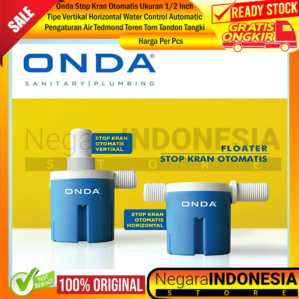 Onda Stop Faucet Setop Automatic Float Faucet Automatic Pipe Size 1/ 2 ...
