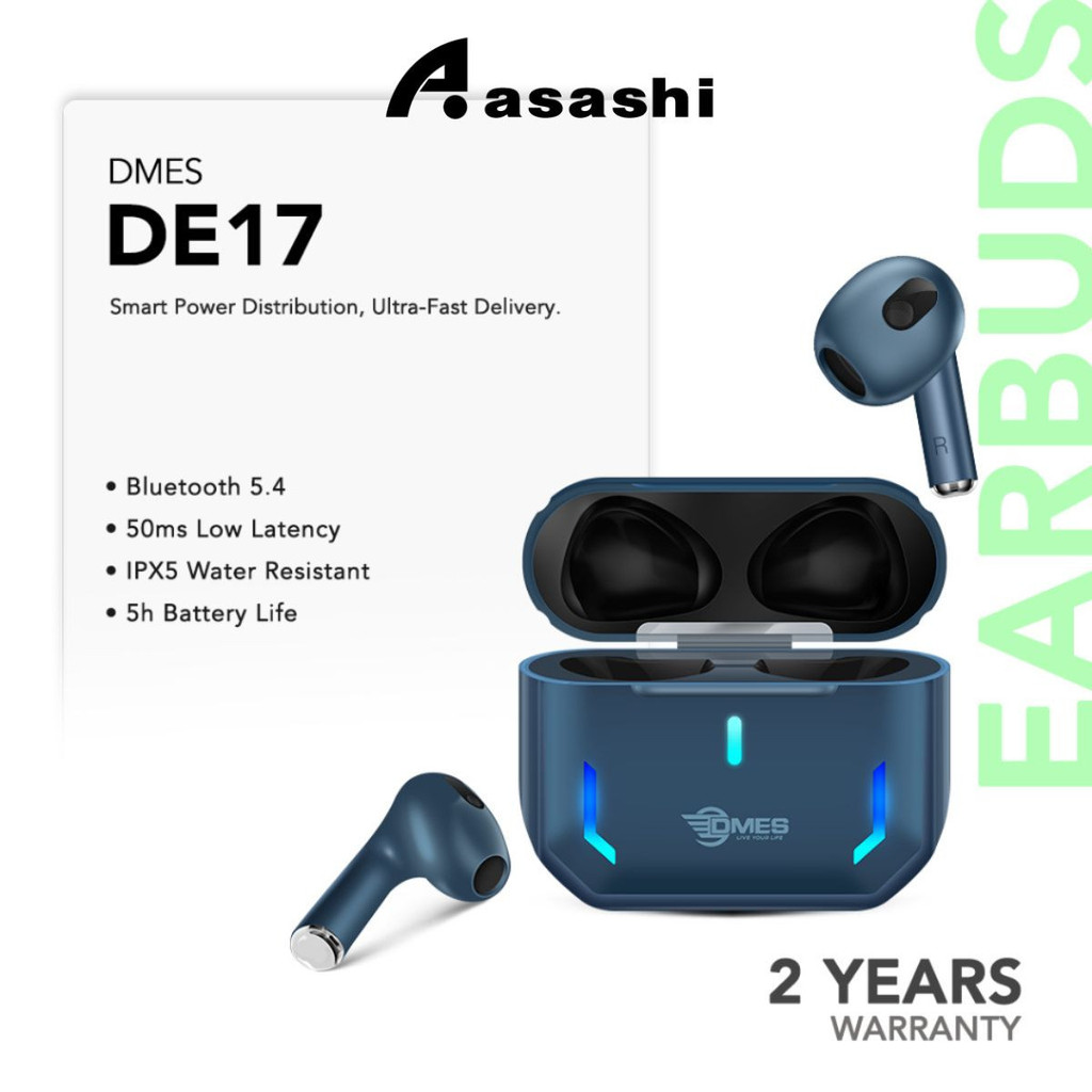 DMES DE17 - True Wireless Stereo ANC + ENC Bluetooth 5.4 Earbuds ...