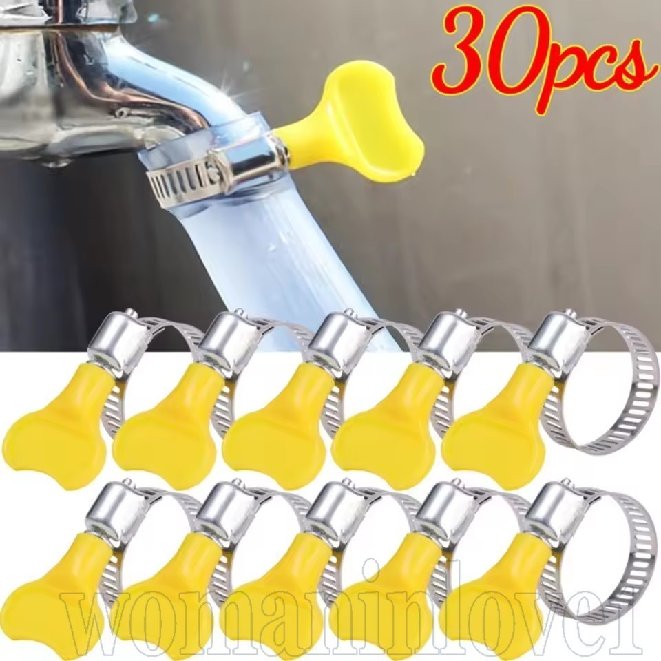 10-30pcs Adjustable Tube Pipe Clamp - Handle Worm Gear Plier Tools ...